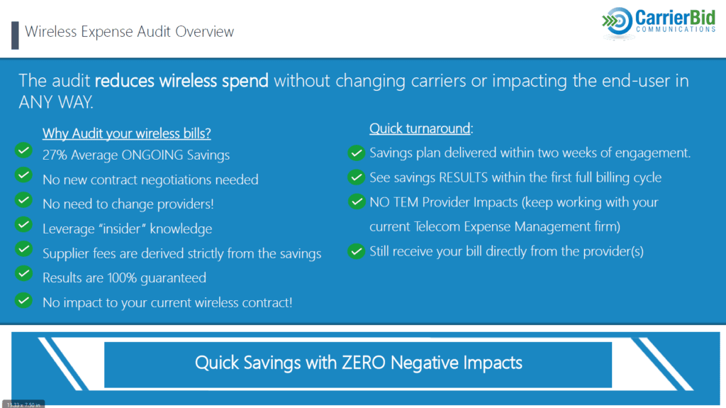 Exclusive Wireless Expense Management Program